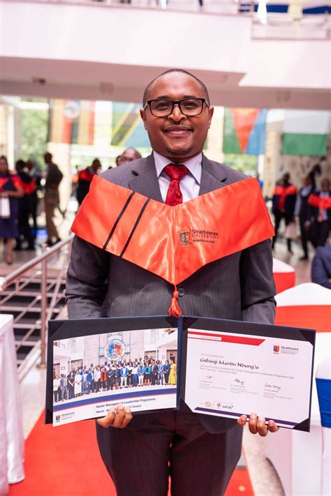 martin ndungu on linkedin thrilled to share that i graduated today from the senior leadership