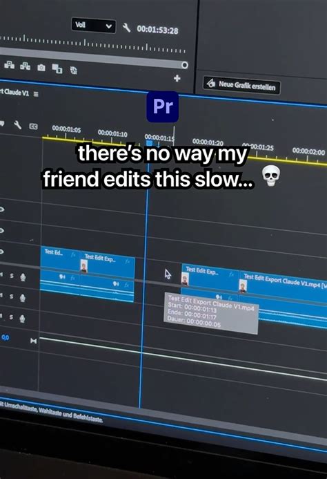 My Friend Edits So Slow Premiere Pro Reaction