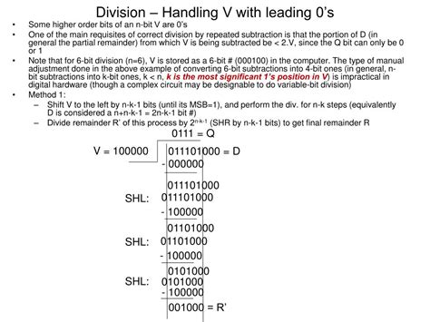 Ppt Iterative Integer Division Techniques Powerpoint Presentation