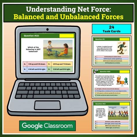 Teks Science 6 7b Forces Net Force Balanced And Unbalanced Forces In Action