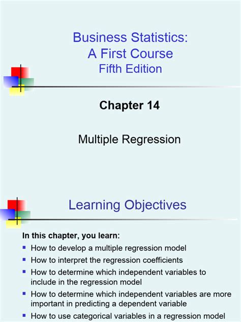 chapter 14 multiple regression pdf coefficient of determination