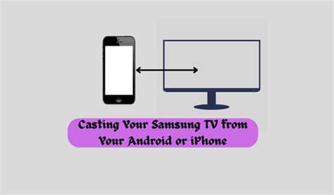 How To Cast From An Iphoneandroid To A Samsung Tv Using Chromecast
