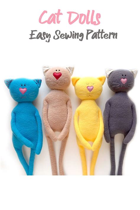 Cat Doll Sewing Pattern And Tutorial Artofit