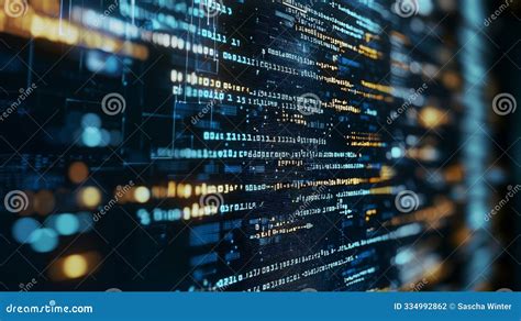 Illuminated Data Flow Of Machine Learning And Large Language Models Generative Ai Royalty Free