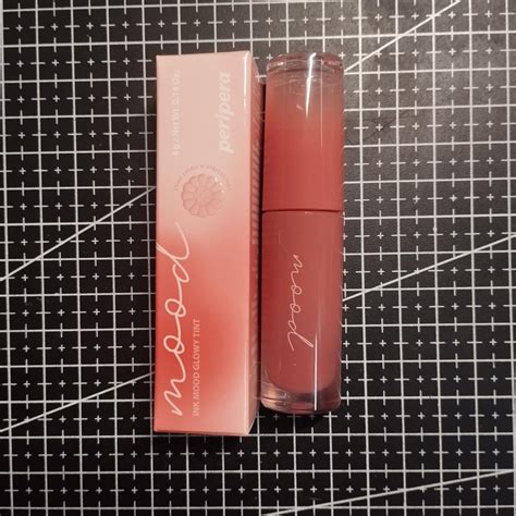 Peripera Soft Berry Collection Ink Mood Glowy Tint 4g Shade 18 Nude