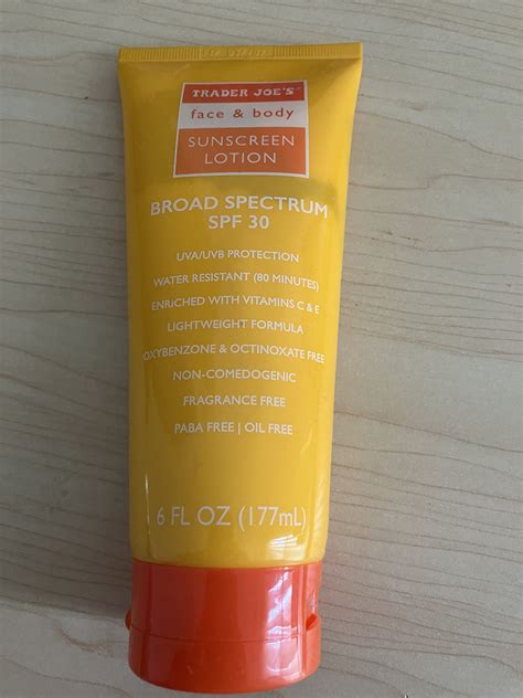 Trader Joes Sunscreen Face And Body Trader Joes Reviews