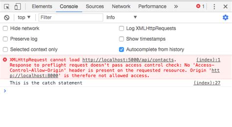 Python Falcon Cors Error With Ajax Stack Overflow