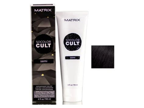 Matrix Socolor Cult Semi Permanent Hair Color Black 4 Fl Oz118 Ml