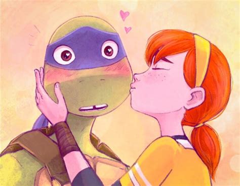 Tmnt Mikey And Clover Kiss