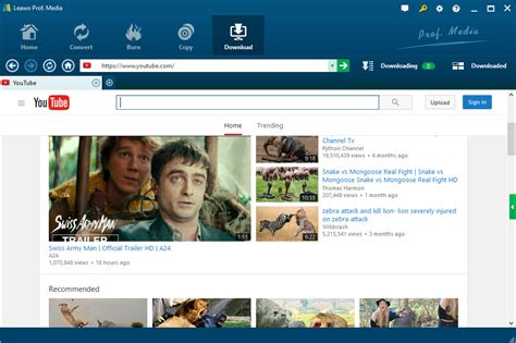 Tutorial about How to download FLV videos from internet with Leawo free youtube download