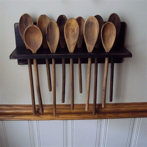 Wall Mounted Spoon Holders Etsy