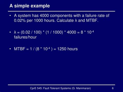 Ppt Basic Concepts Reliability Mttf Availability Etc Powerpoint Presentation Id4379011