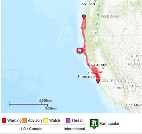 Earthquakes Today California 5 8 Magnitude Earthquake Strikes