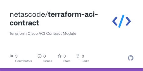 Github Netascodeterraform Aci Contract Terraform Cisco Aci Contract