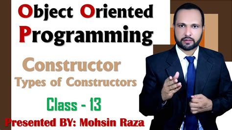 Cs304 Short Lecture 13 Vu Short Lecture Constructor And Types Of