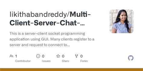 Github Likithabandreddymulti Client Server Chat System This Is A Server Client Socket