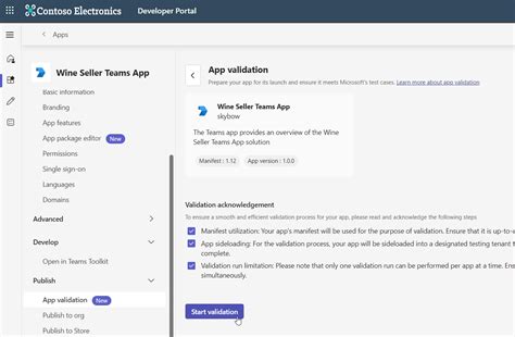 Teams App Deployment Skybow Portal