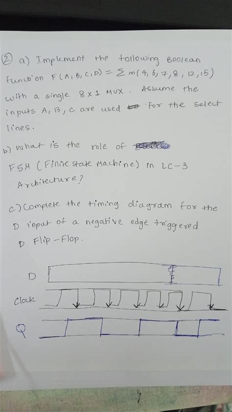 Solved 2 ﻿a ﻿implement The Following Booleanfunction