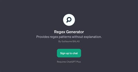 Regex Generator Your Ai Powered Regex Assistant Find My Ai Tools