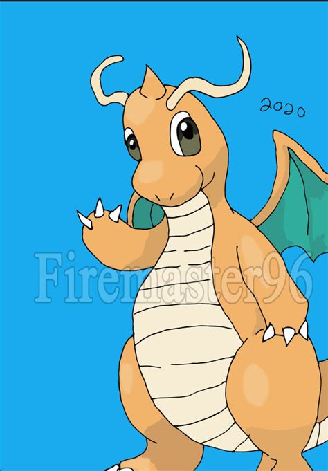 Dragonite 2020 Fanart By Firemaster96 On Deviantart