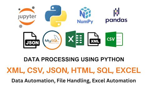 Automate your excel, csv, xml, json tasks using python scrapy by Saqibshabir3 | Fiverr