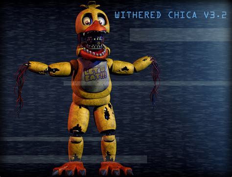 Withered Chica V3 Improved By Coolioart On Deviantart