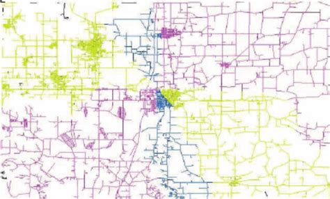 Network Voronoi Diagram Of 100 Sites Download Scientific Diagram