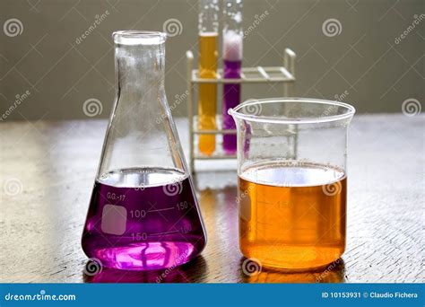 Beaker And Flask Stock Image Image Of Primary Glassware 10153931