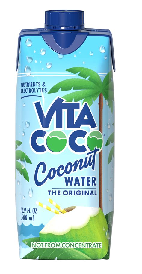 Vita Coco Coconut Water 169 Fl Oz Nutrients Electrolytes Rich