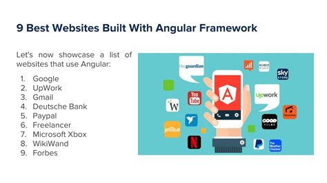 Ppt 9 Best Universal Websites Built With Angular Framework Powerpoint