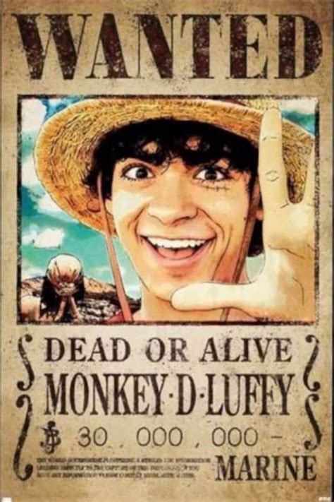 Luffy Live Action Inaki One Piece Luffy Monkey D Luffy Poster Prints