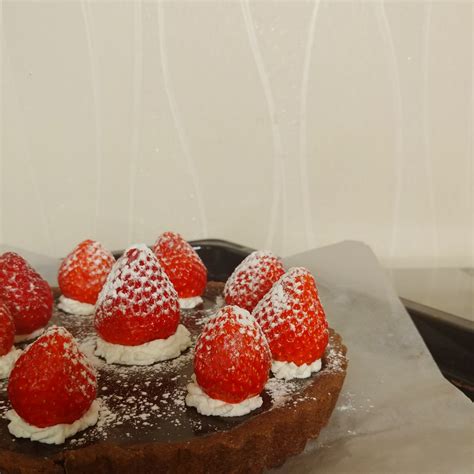 딸기초코타르트 만들기 타르트 3호