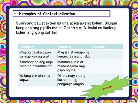 Contextualization And Localizationppt Education