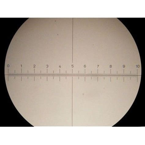 Microscope Eyepiece Reticule Glass 10 Mm100 Spectrographic Ltd
