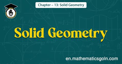 Solid Geometry Mathematics Gurukul Goln English