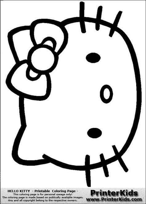 Hello Kitty 50s Coloring Pages