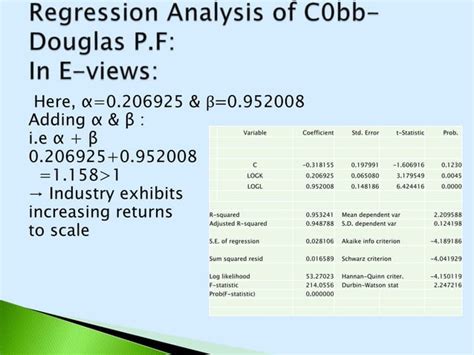 Cobb Douglas Production Function Ppt