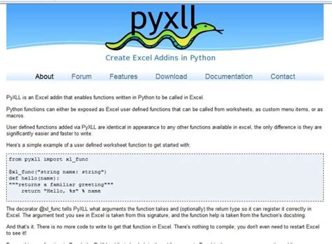 Pyxll Links Newton Excel Bach Not Just An Excel Blog