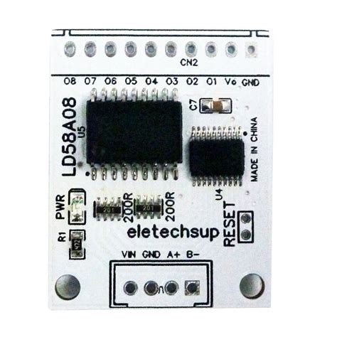 8ch Rs485 Modbus Rtu Dopwm Output Multifunction Mos Driver Board For Multilayer Signal Lights
