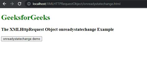 What Are The Properties Of XMLHttpRequest GeeksforGeeks