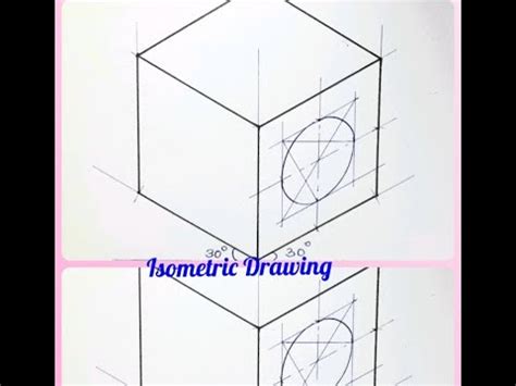 ISOMETRIC DRAWING How To Draw Isometric Circles YouTube