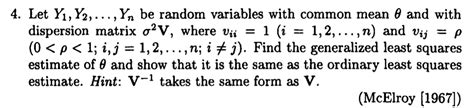 solved p 4 let yı y2 yn be random variables with