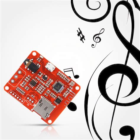 USB DC V Bluetooth Audio Receiver Board Wireless Stereo Music Module With TF Card Slot