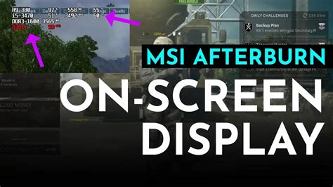 MSI Afterburner On Screen Display Configure Setup MSI Afterburner OSD