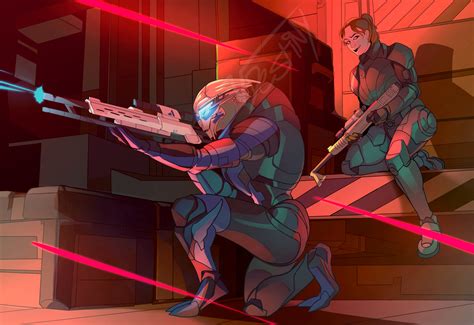 Garrus Vakarian And Femshep