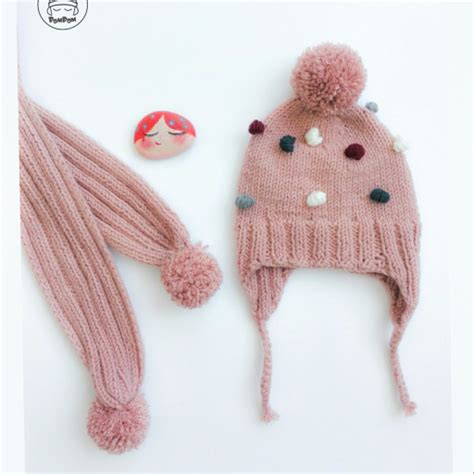 خرید و قیمت شال و کلاه بچگانه پوم پوم از غرفه بافتنی پوم پوم