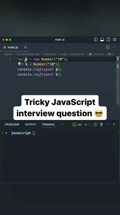 Manpreet Singh On Linkedin Javascriptinterview Trickyquestion Codinginterview Javascript