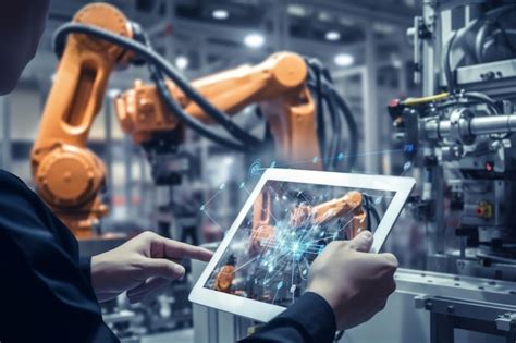 premium ai image realtime monitoring of automation in smart factories