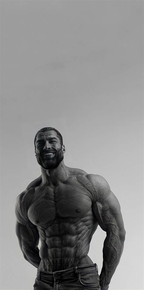 Gigachad Phone Wallpaper Gars Musclés Image Musculation Motivation