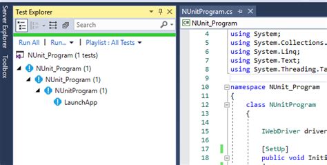 How To Create Selenium Test Using Nunit Framework